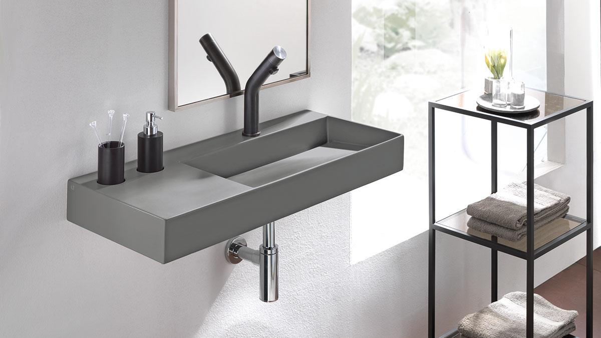 Washroom basin store